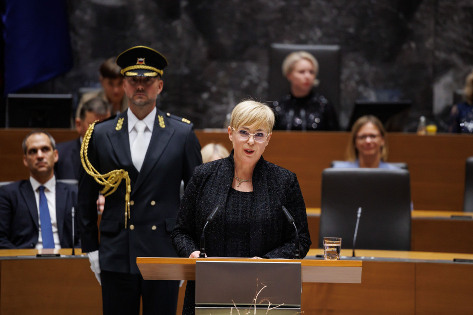 Nagovor novoizvoljene predsednice Nataše Pirc Musar ob svečani prisegi | Predsednica Republike ...